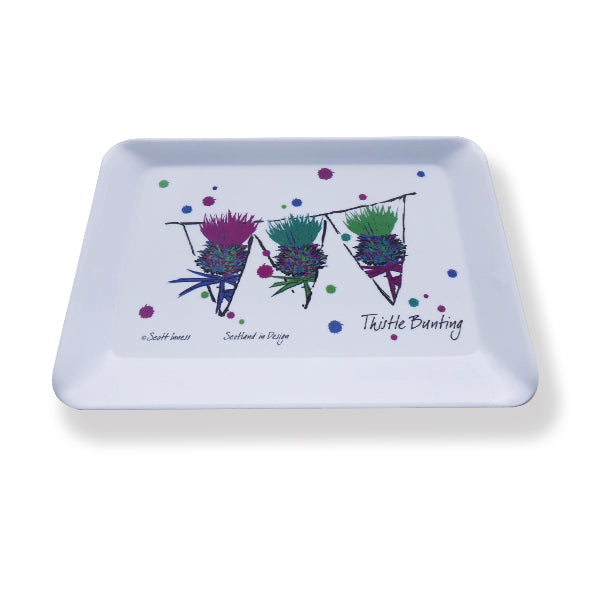 Scott Inness Thistle Bunting Snack Tray (SITR05TB) – Couthie Gifts from ...