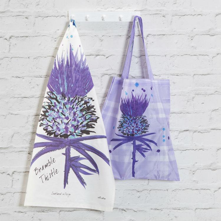 Scott Inness Bramble Thistle Folding Bag – Couthie Gifts from Scotland